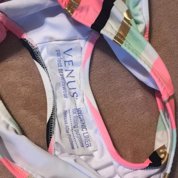 VENUS | Swim | Nwt Venus Candy Striped Beautiful And Flattering ...